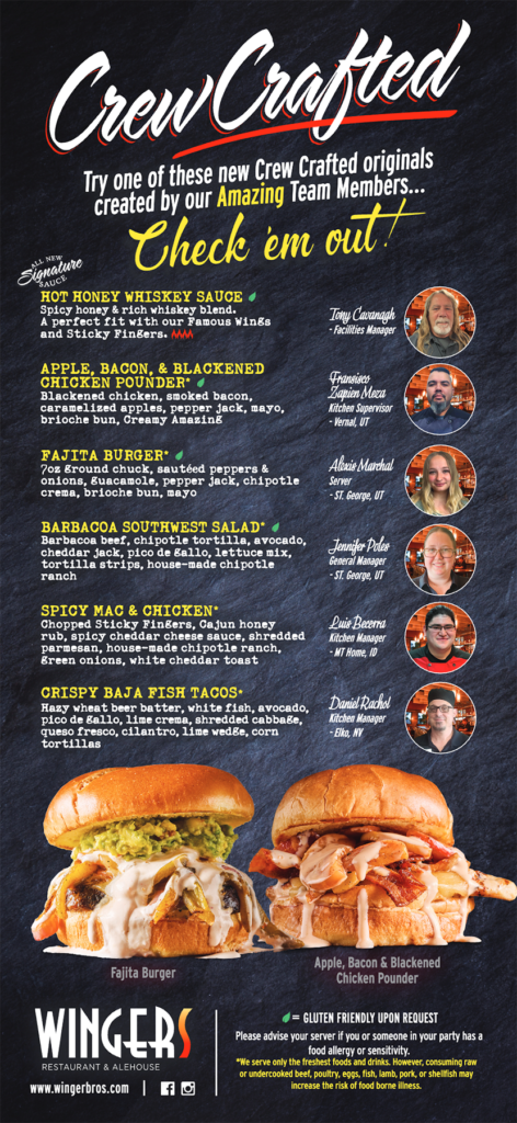 WINGERS Restaurants - A Great Place for the Whole Family!